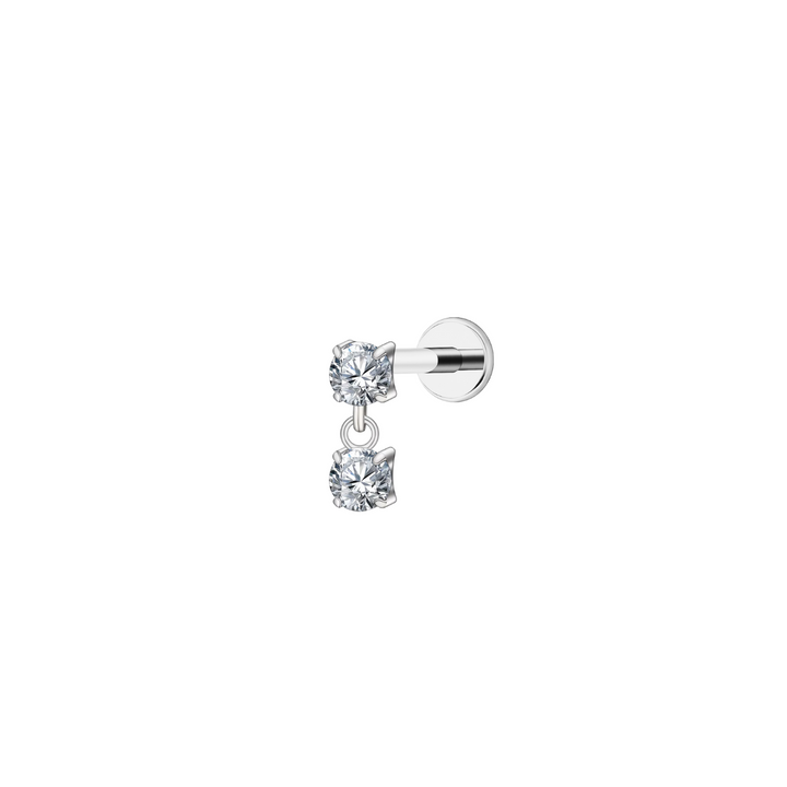 Flat Back Titanium Studs – Get Pierced Co.