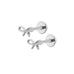 Bow Flat Back Stud – Get Pierced Co.