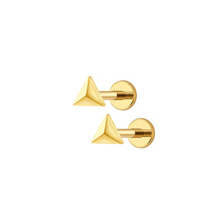 Pyramid Flat Back Stud – Get Pierced Co.