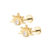 Sunrise Flat Back Stud – Get Pierced Co.