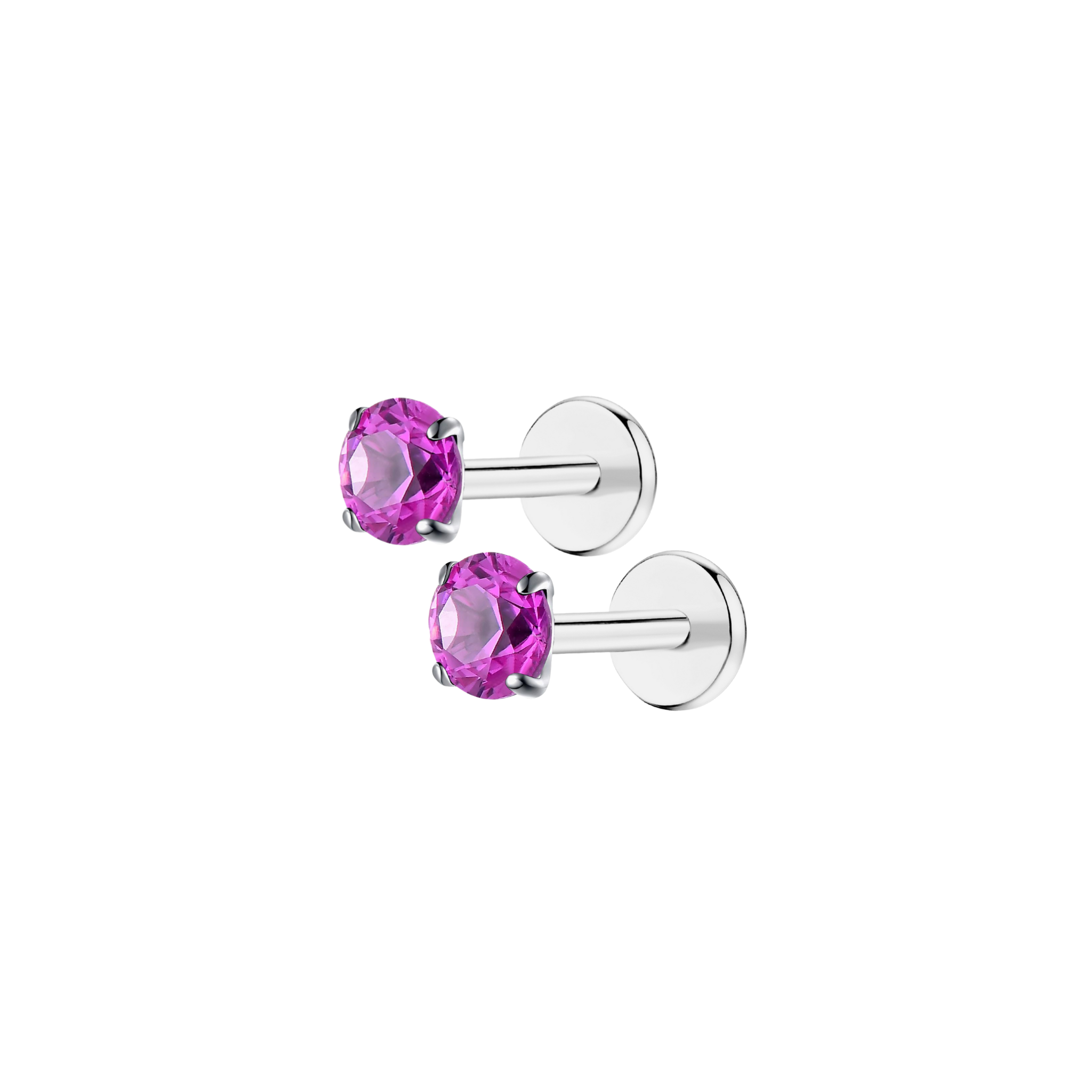 Rose Classy Girl Flat Back Stud – Get Pierced Co.