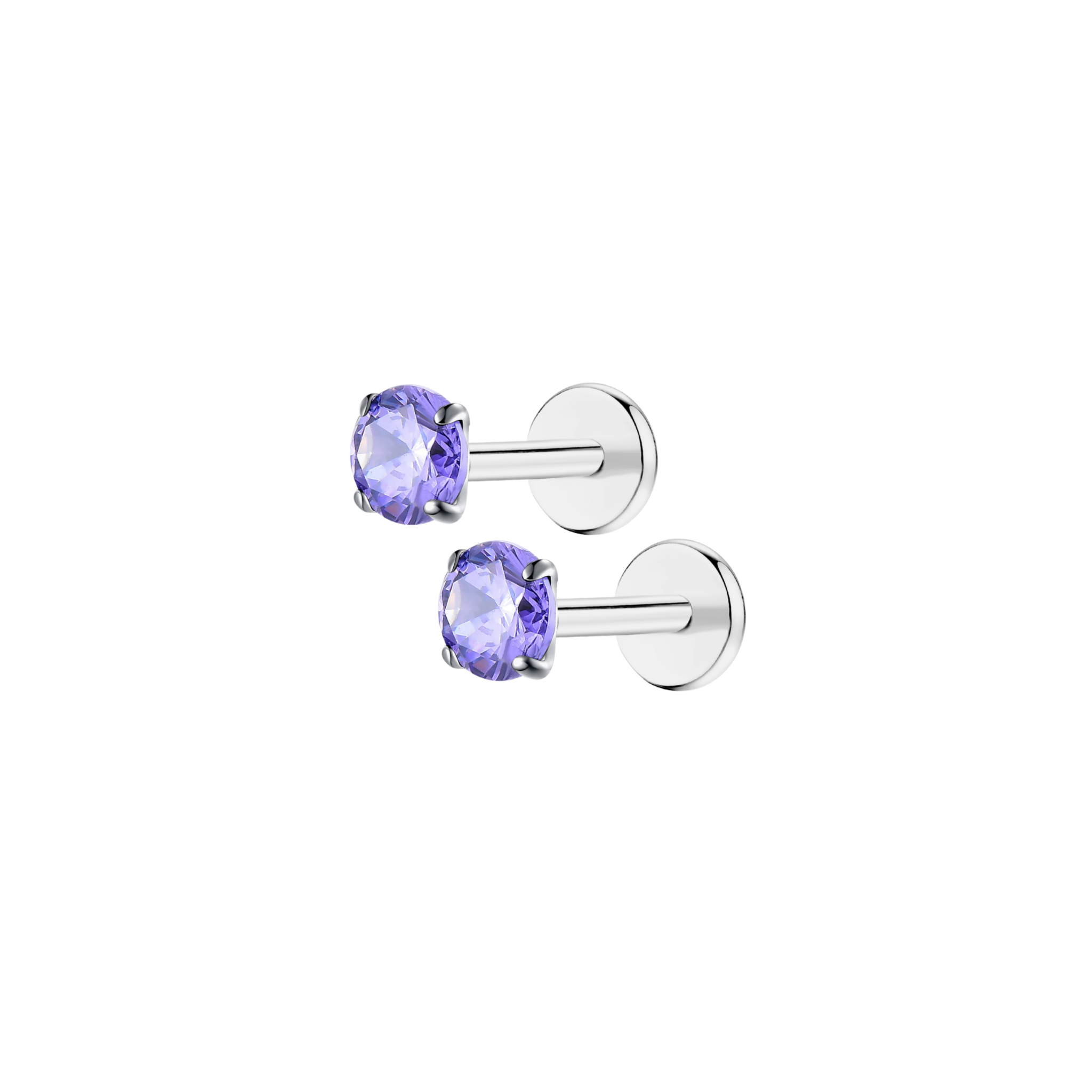 Colorful Classy Girl Flat Back Studs - Get Pierced Co. – Get Pierced Co.