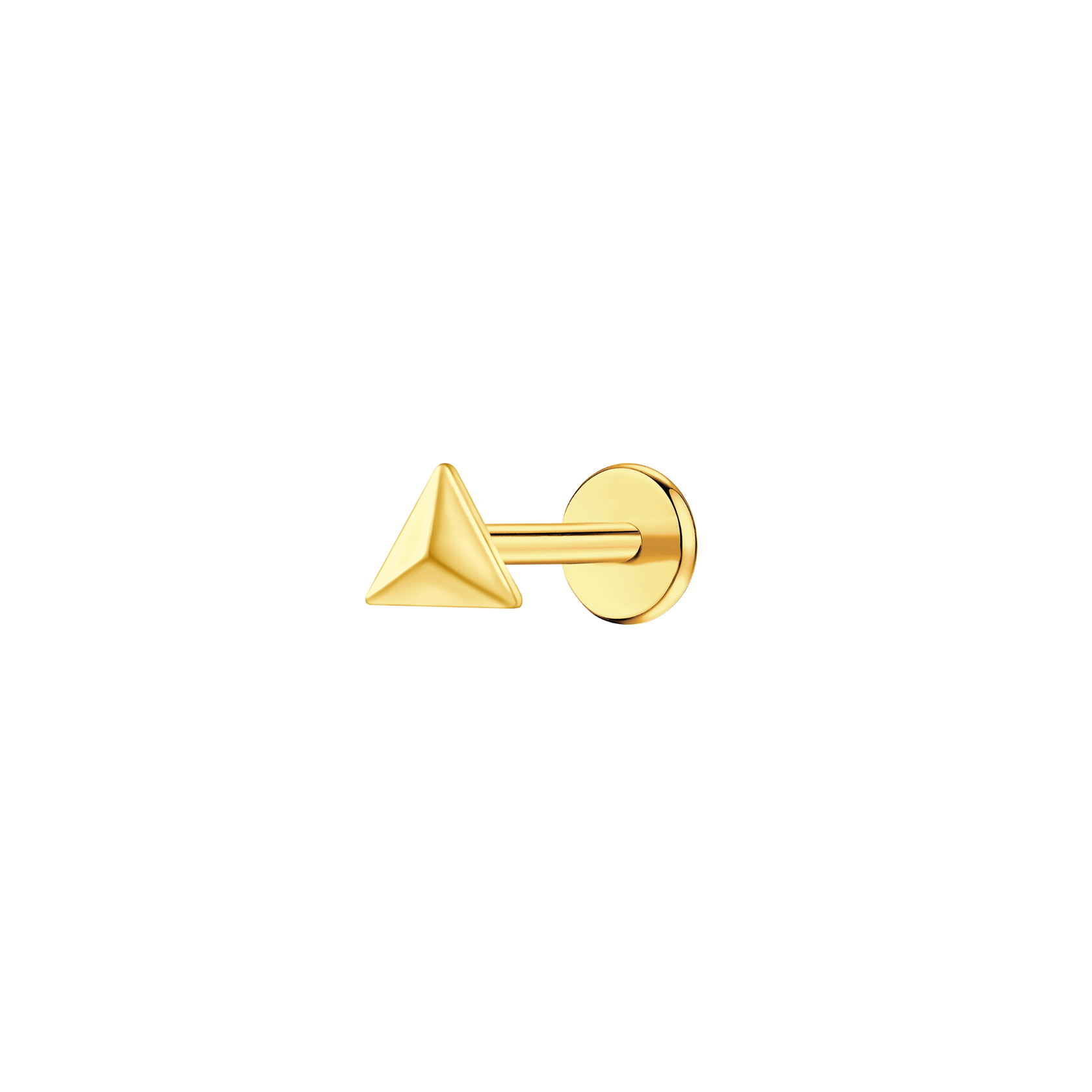 Pyramid Flat Back Stud Earrings - Get Pierced Co. – Get Pierced Co.