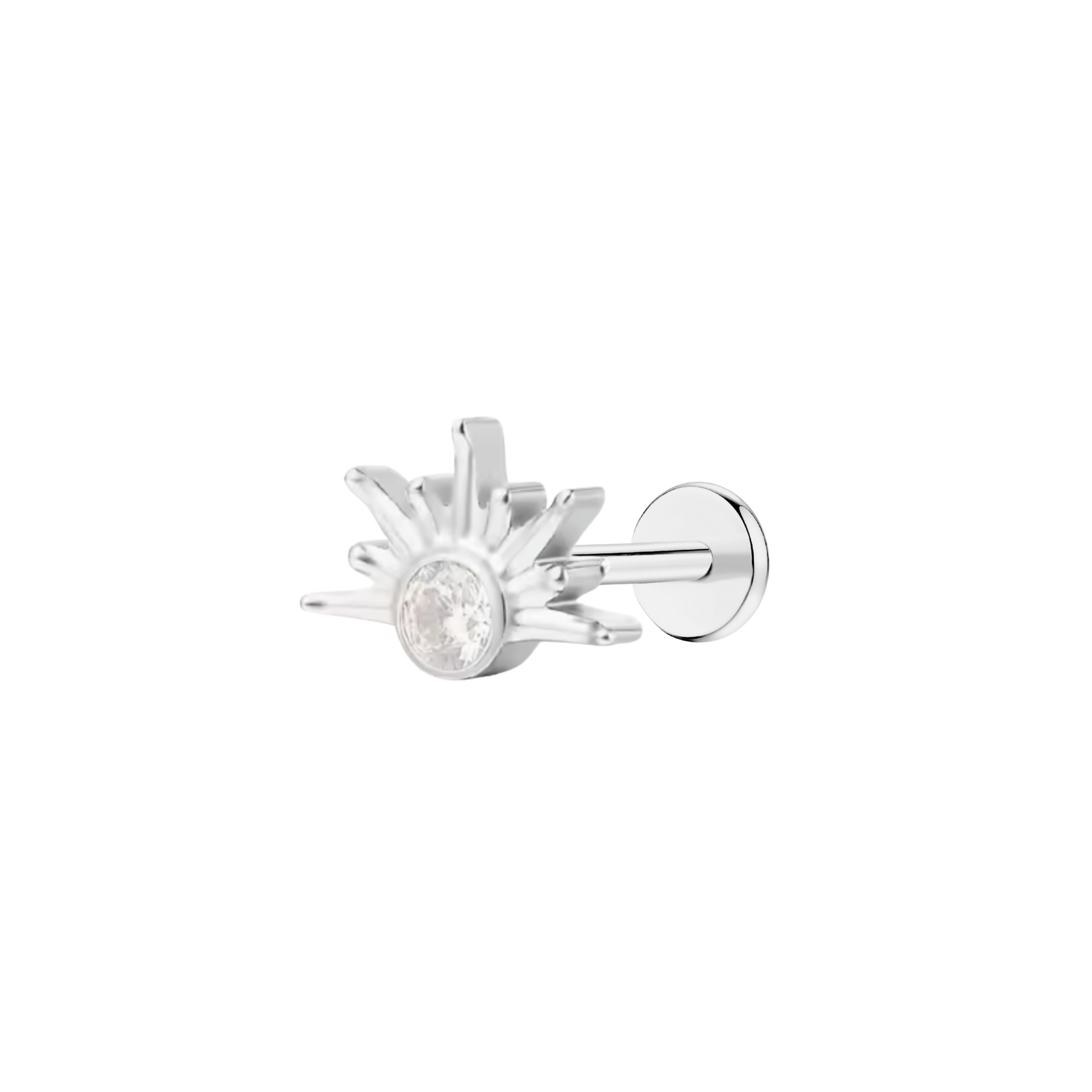 Sunrise Flat Back Stud Earrings - Get Pierced Co. – Get Pierced Co.